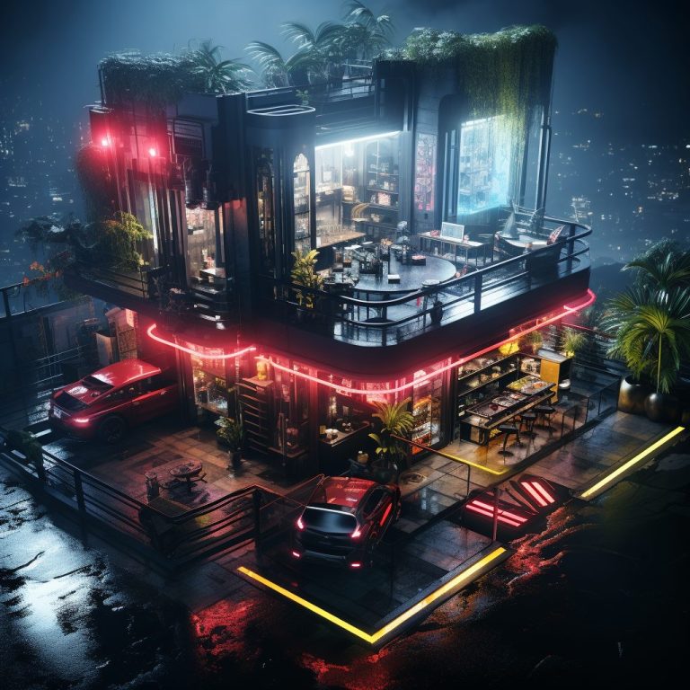 The Houses Of Cyberpunk City