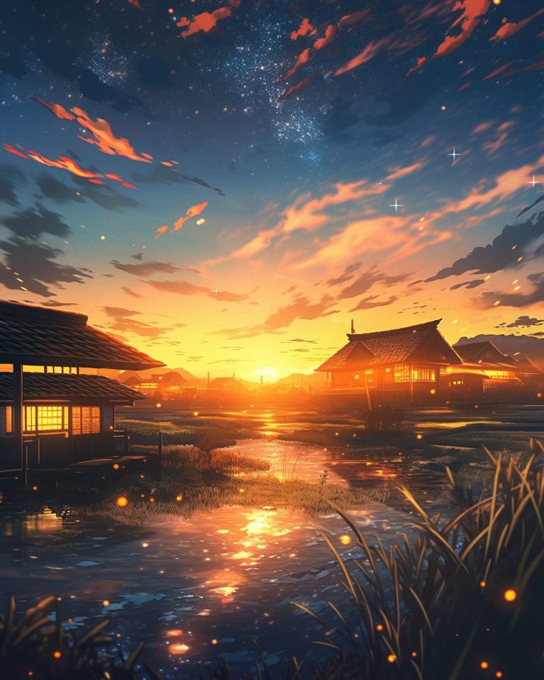 The Sun Sets and the Night Approaches