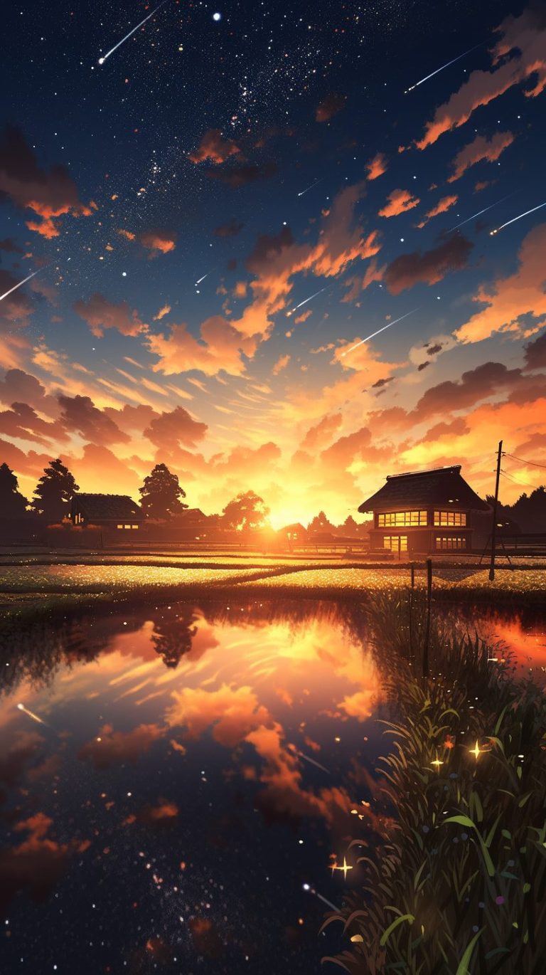 The Sun Sets and the Night Approaches