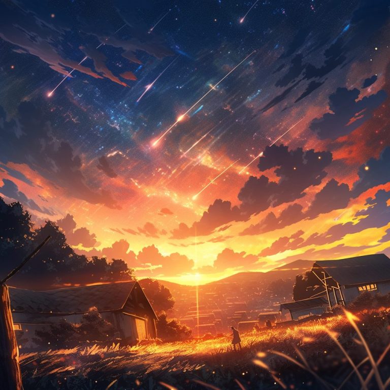 The Sun Sets and the Night Approaches