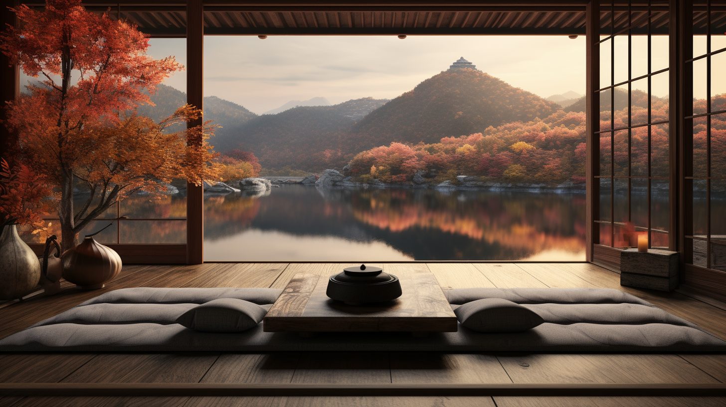 A Meditation Space with a Calming View