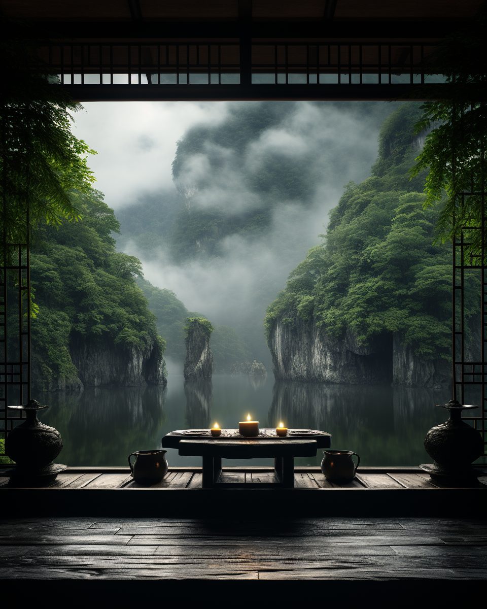 A Meditation Space with a Calming View