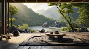 A Meditation Space with a Calming View