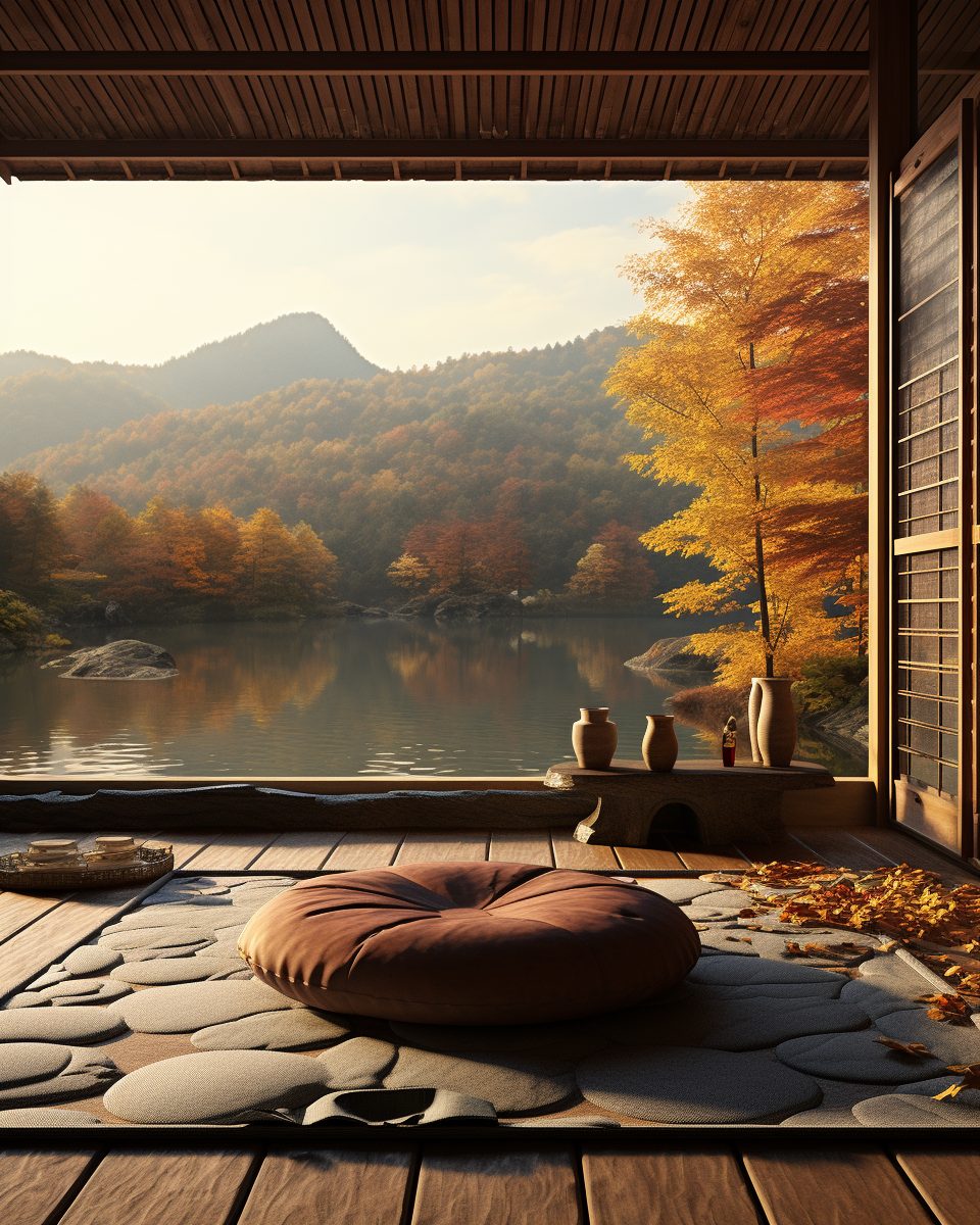 A Meditation Space with a Calming View