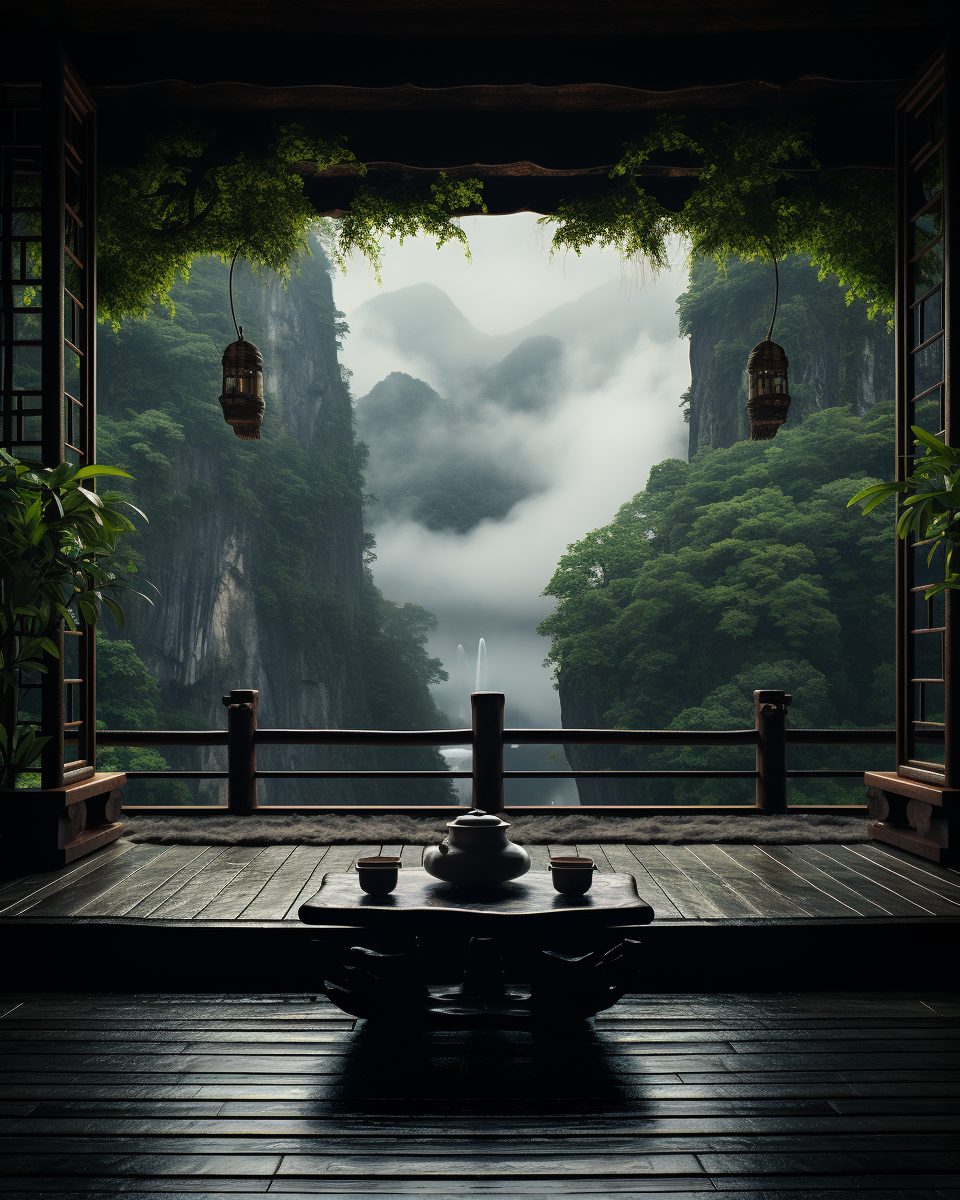 A Meditation Space with a Calming View