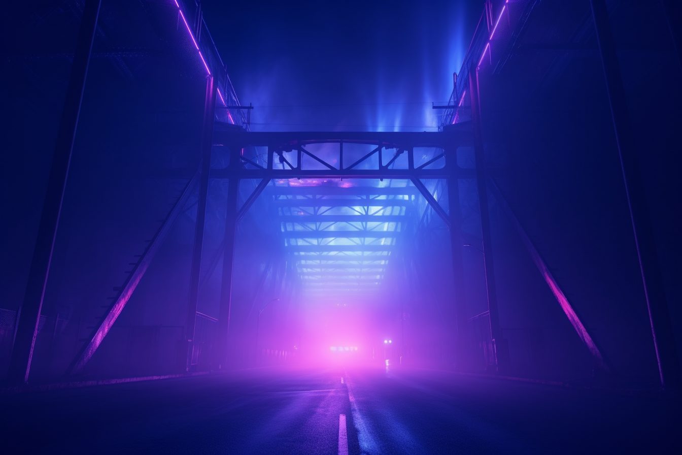 The City with Cyberpunk and Neon Noir Vibes