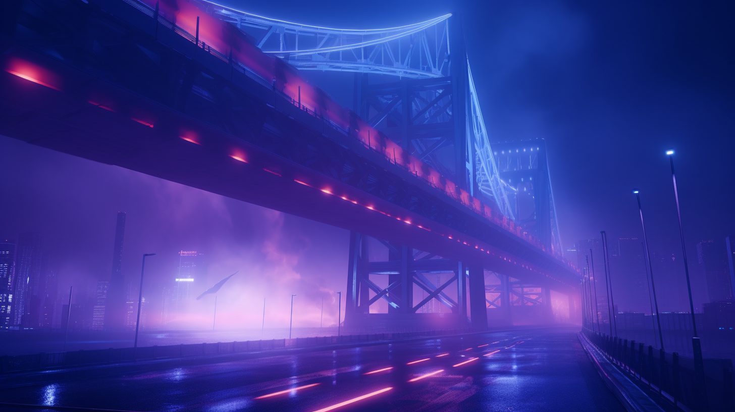The City with Cyberpunk and Neon Noir Vibes
