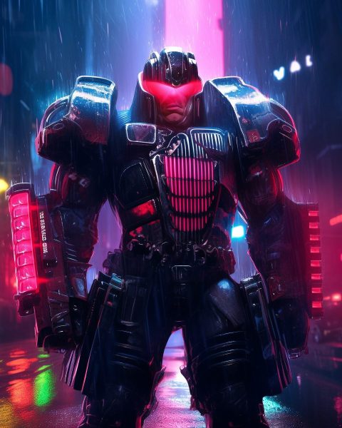The Cyberpunk Judge Dredd