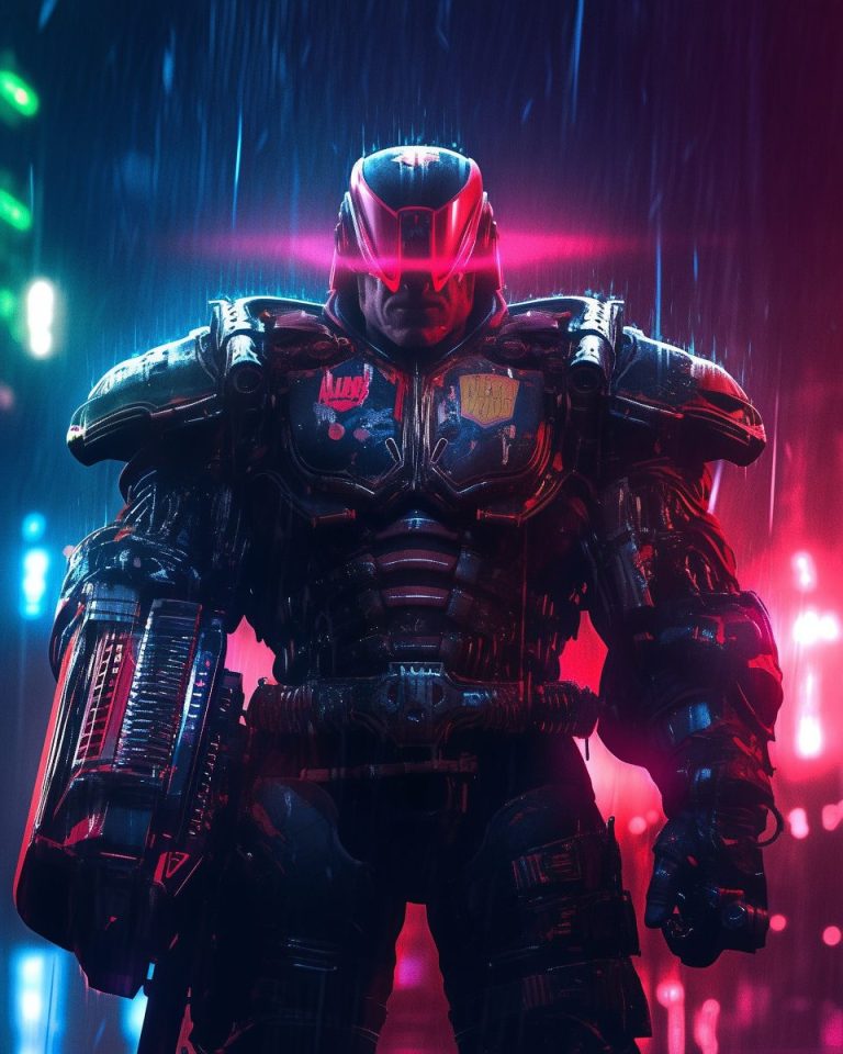 The Cyberpunk Judge Dredd