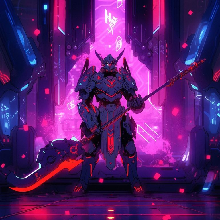 The Cyberpunk Neon Knights