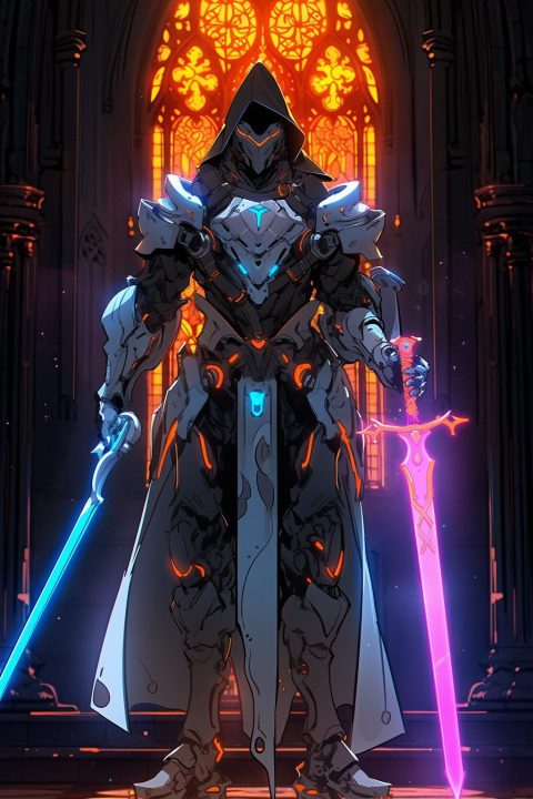 The Cyberpunk Neon Knights