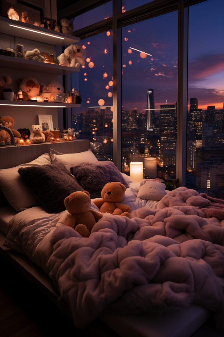 A Comfy and Cozy Bedroom with a View