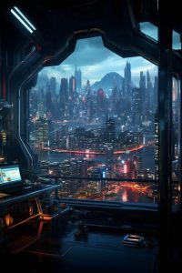Cyberpunk Cityscape Views