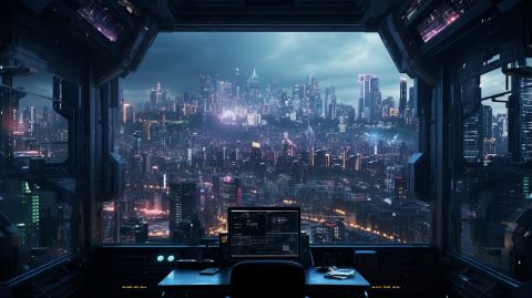 Cyberpunk Cityscape Views