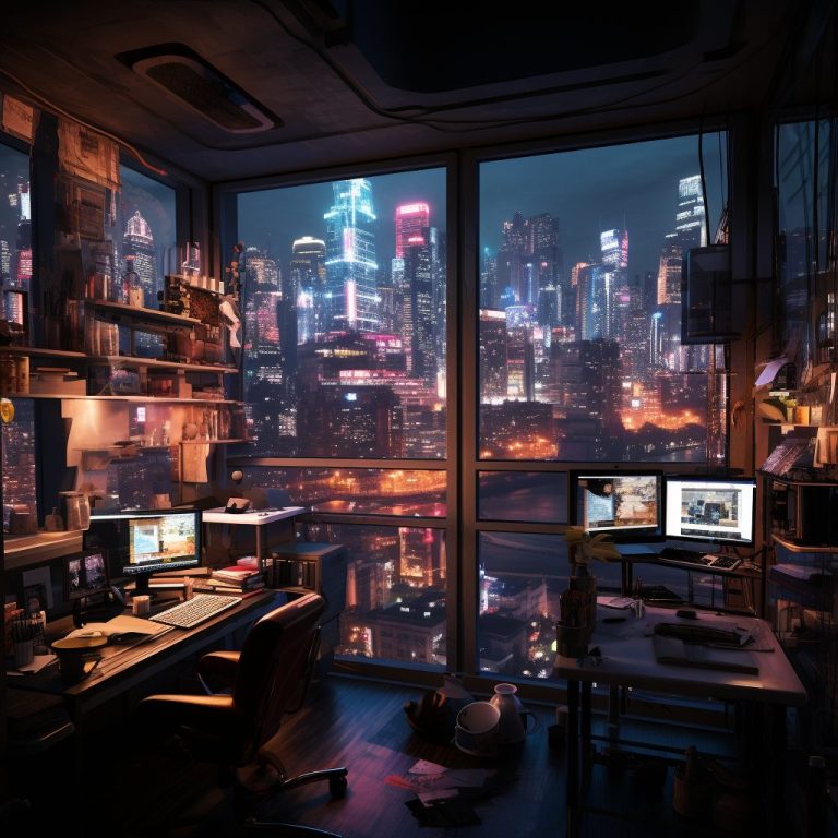 Cyberpunk Cityscape Views