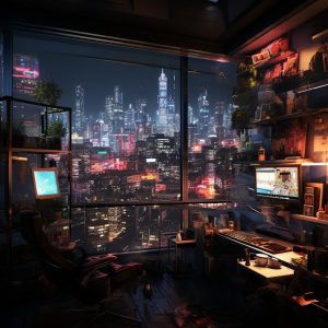 Cyberpunk Cityscape Views