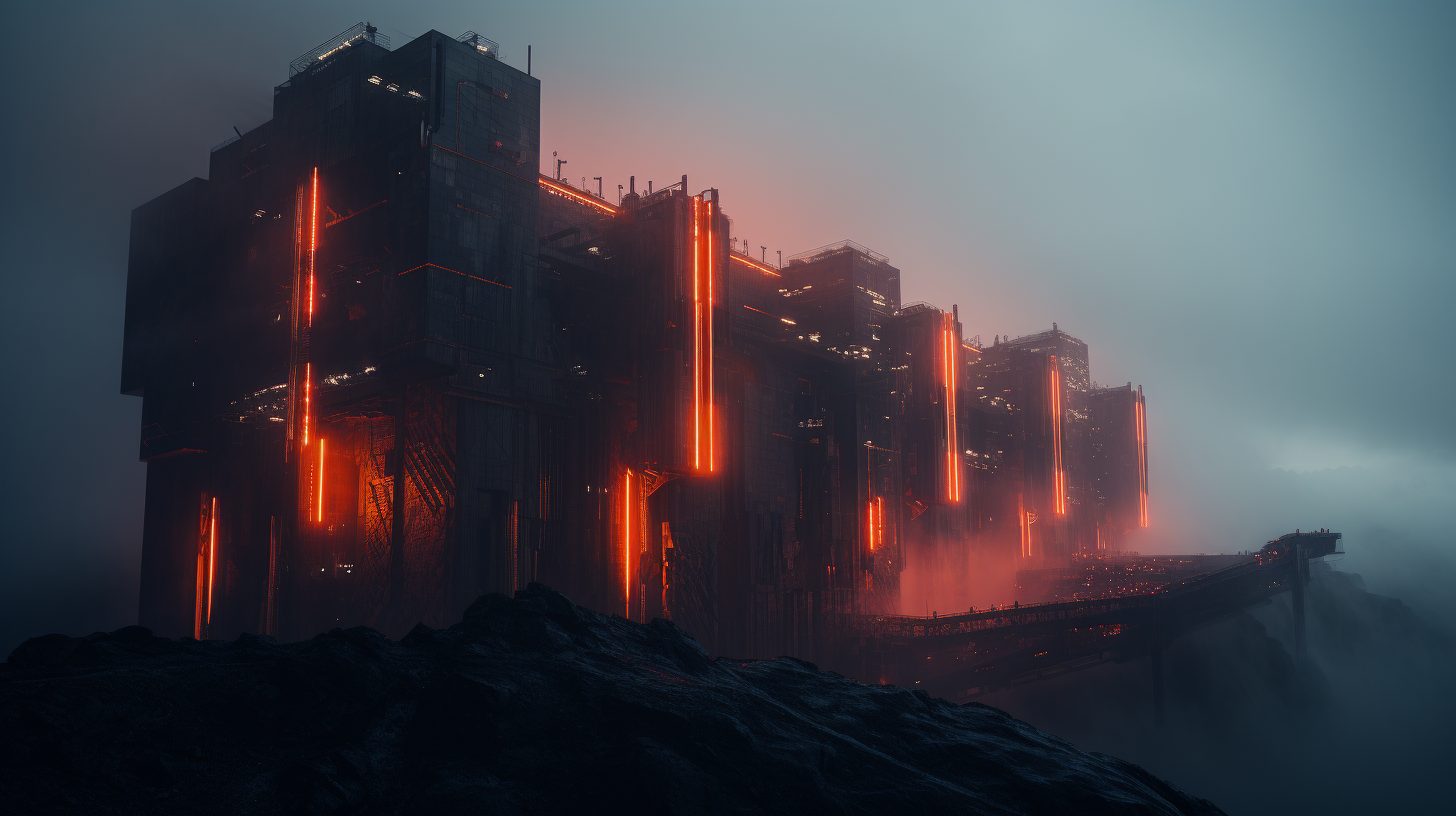 Futuristic Buildings with a Dystopian Vibe