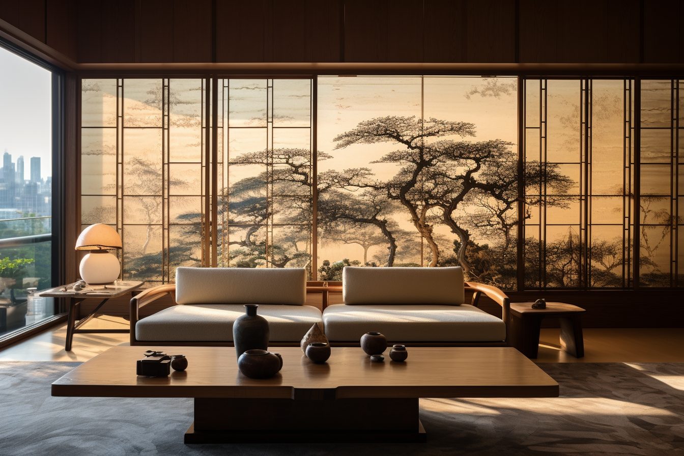 Japanese-Style Contemporary Apartments with Cityscape Views