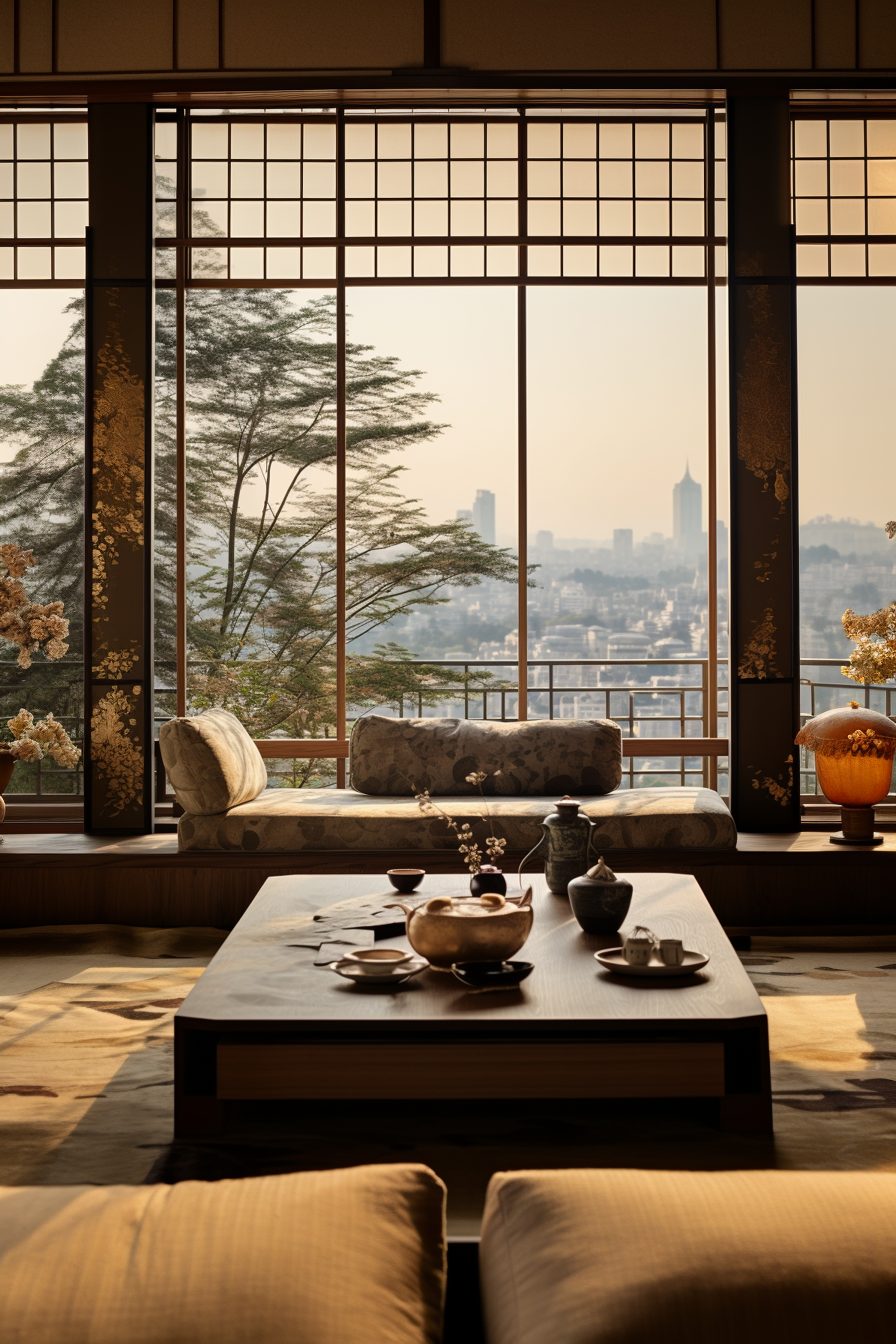 Japanese-Style Contemporary Apartments with Cityscape Views