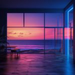 Neon Beach Houses with Amazing Ocean Views