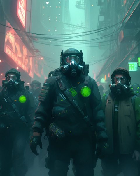 Reality or Virtual Reality – Dystopian Cyberpunk City
