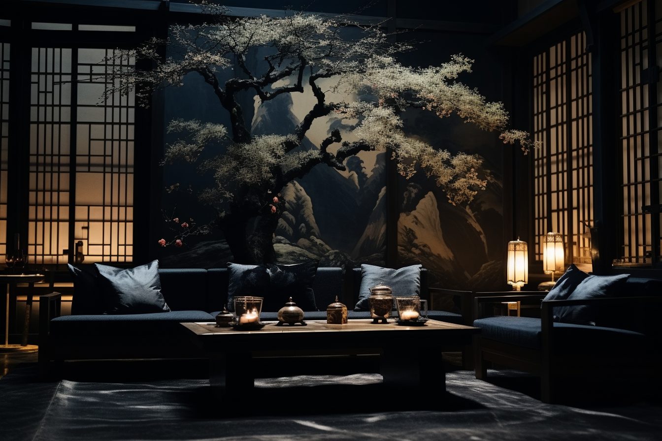 Traditional Japanese-Style Dark Wood Home Interior Designs
