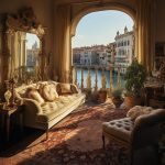 A Home in Italy with a View of Venice River
