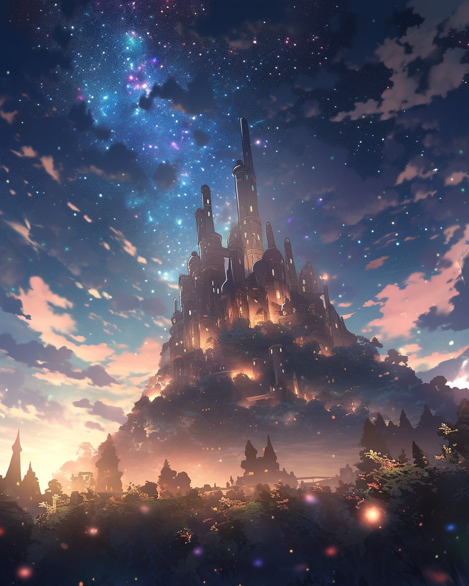 Buildings Between the Flowers and Stars