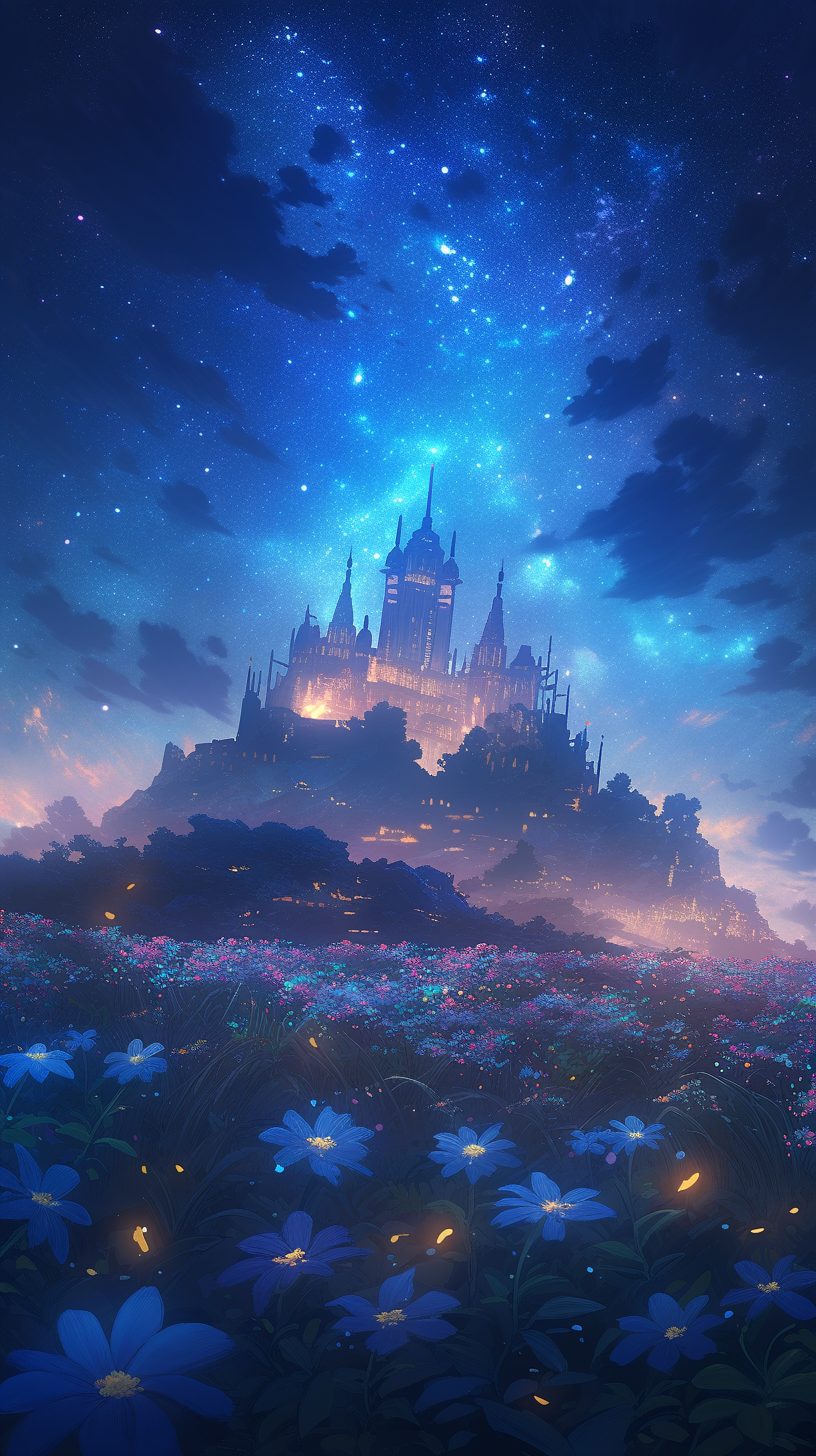 Buildings Between the Flowers and Stars