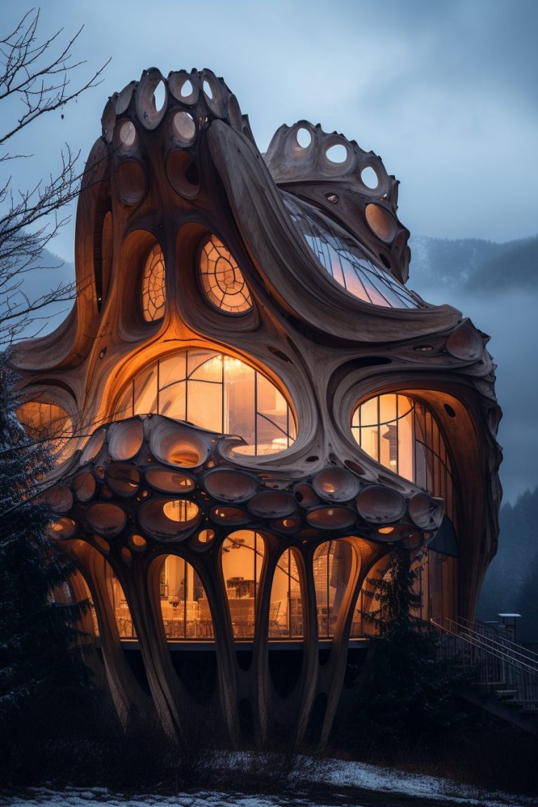 Buildings with Organic Architecture Designs