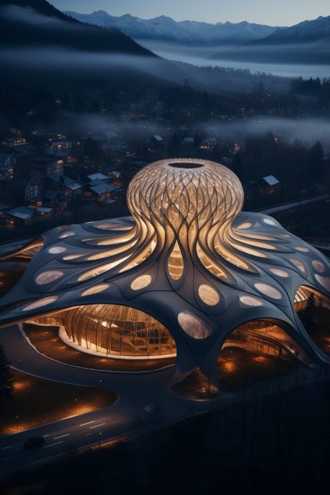 Buildings with Organic Architecture Designs