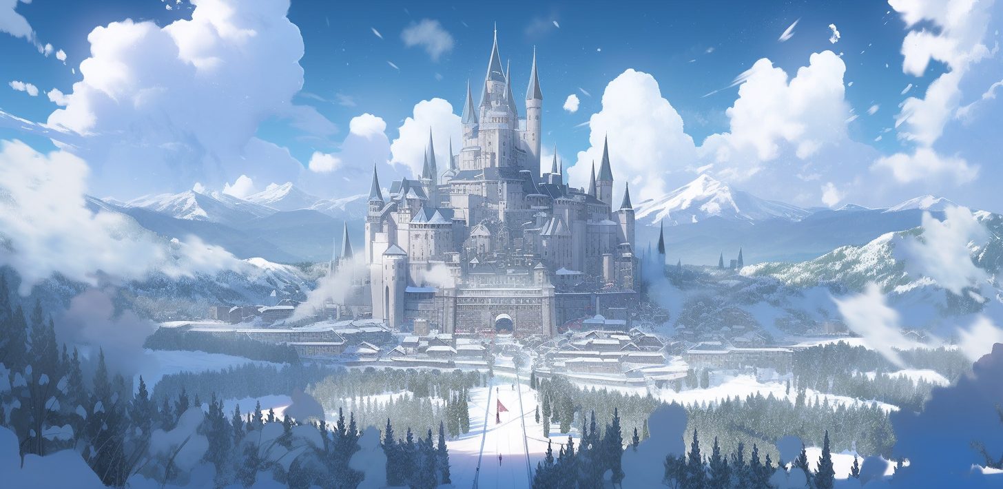 Castles on a Snow-Covered Landscape – Niji