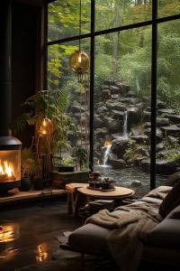 Contemporary House Interior Designs with a River View