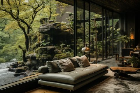 Contemporary House Interior Designs with a River View