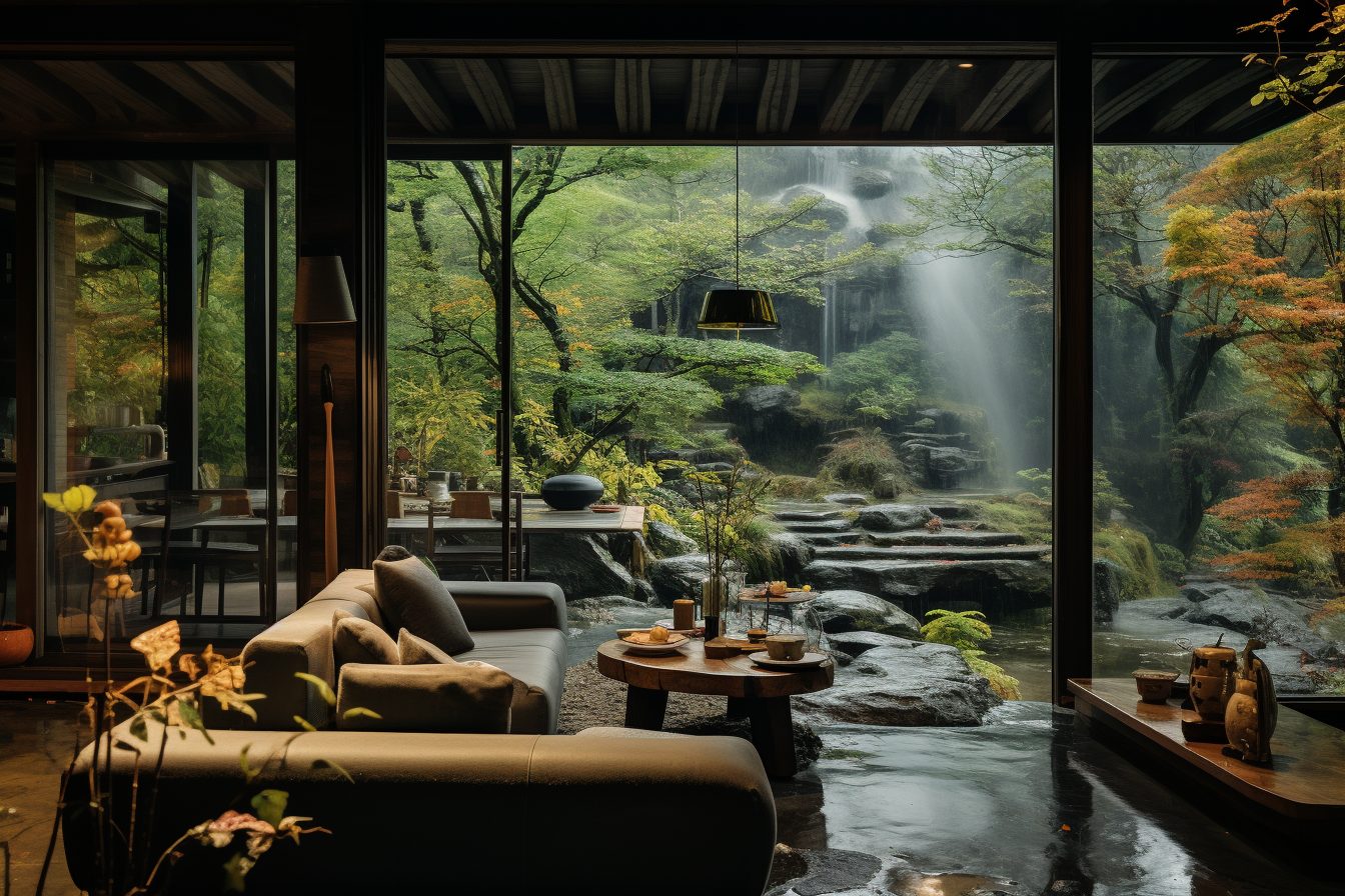 Contemporary House Interior Designs with a River View