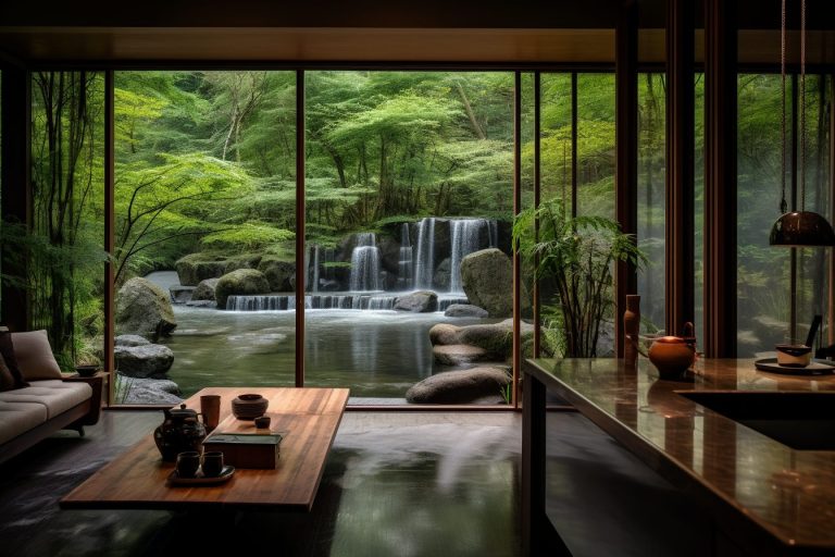 Contemporary House Interior Designs with a River View