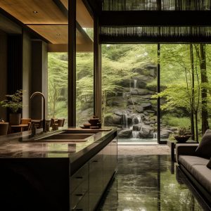 Contemporary House Interior Designs with a River View