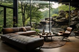 Contemporary House Interior Designs with a River View