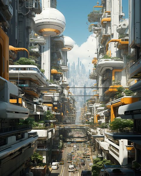 The Futuristic Cityscapes
