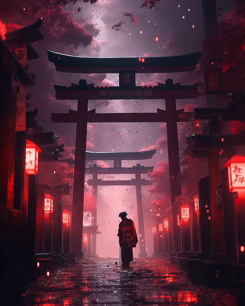The Torii Gates – Neon Noir Aesthetics