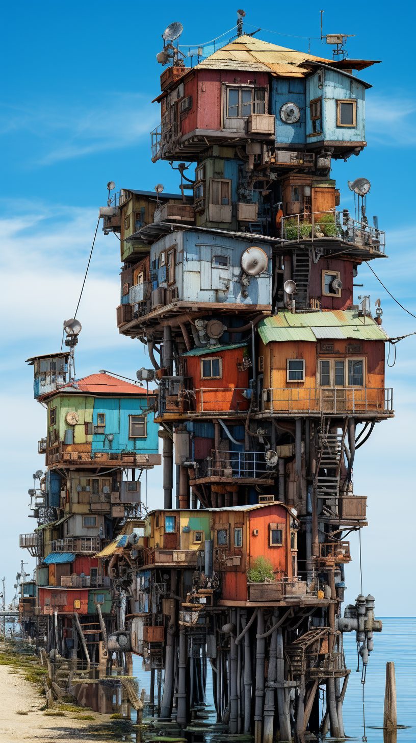 The Waterfront Fantasy Houses