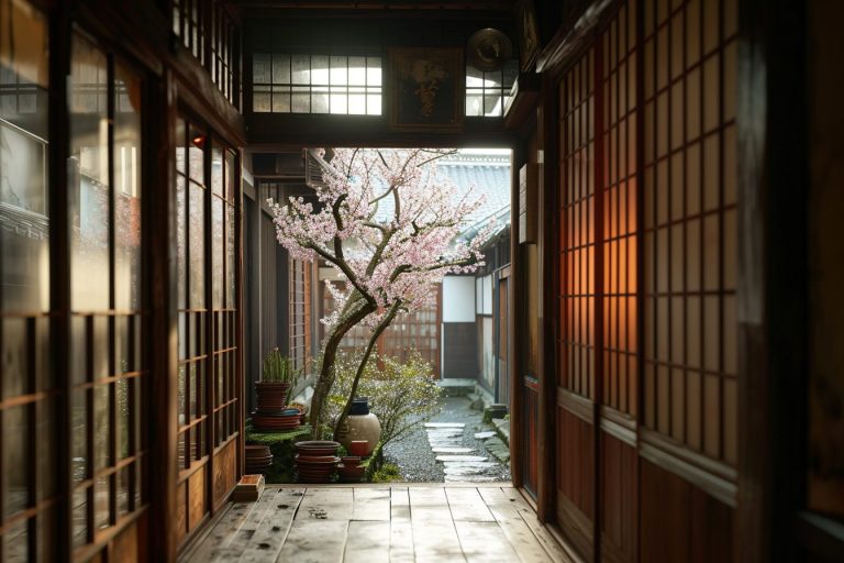 Traditional Machiya-Style House Interiors
