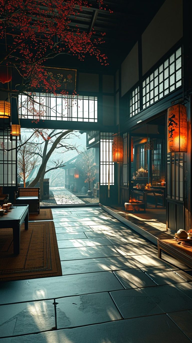 Traditional Machiya-Style House Interiors