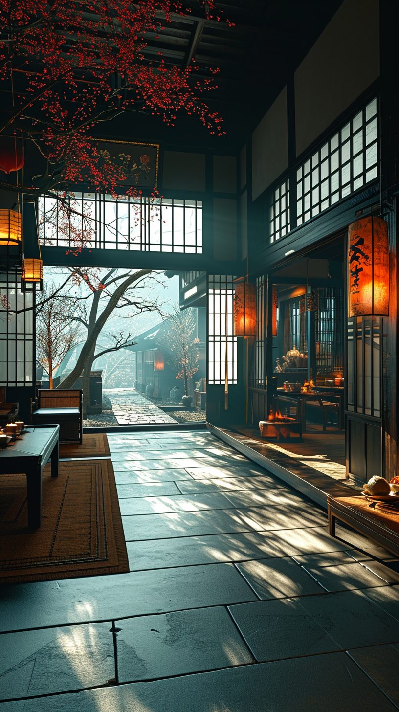 Traditional Machiya-Style House Interiors