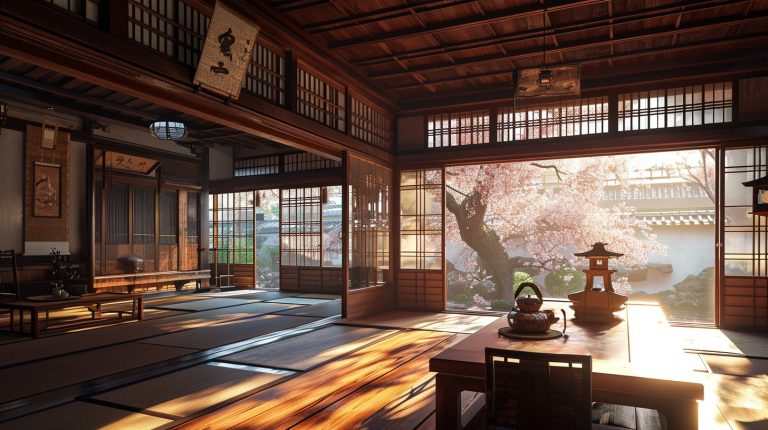 Traditional Machiya-Style House Interiors