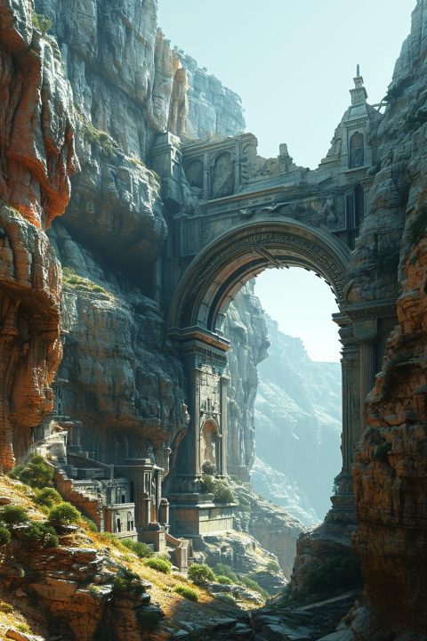 Triumphal Arch the Majestic Monumental Structure