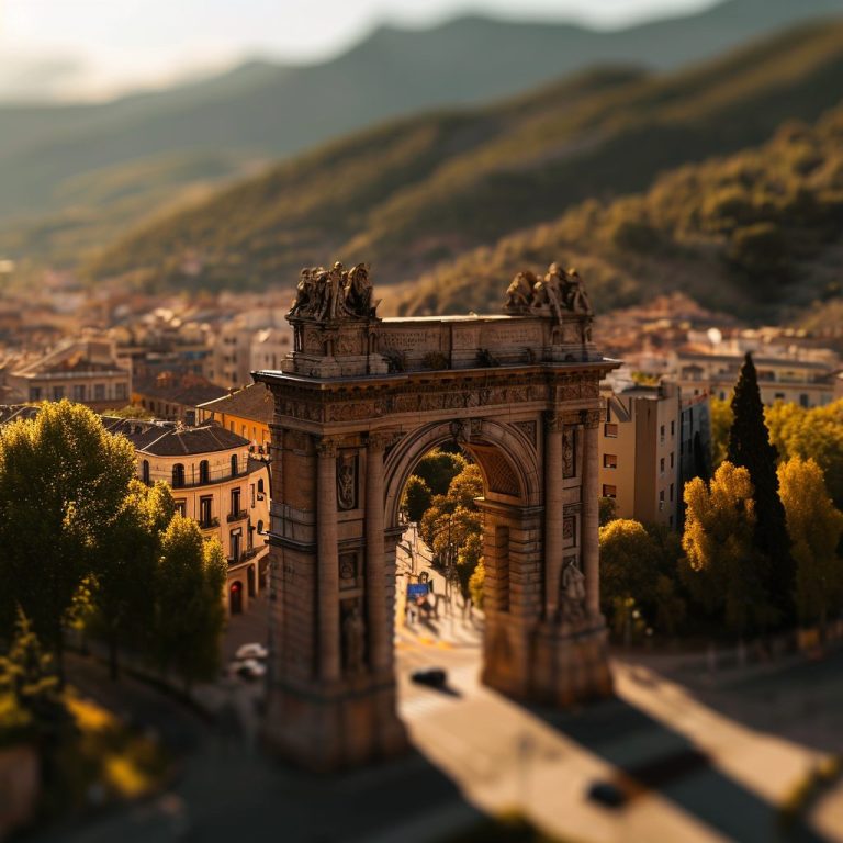 Triumphal Arch the Majestic Monumental Structure