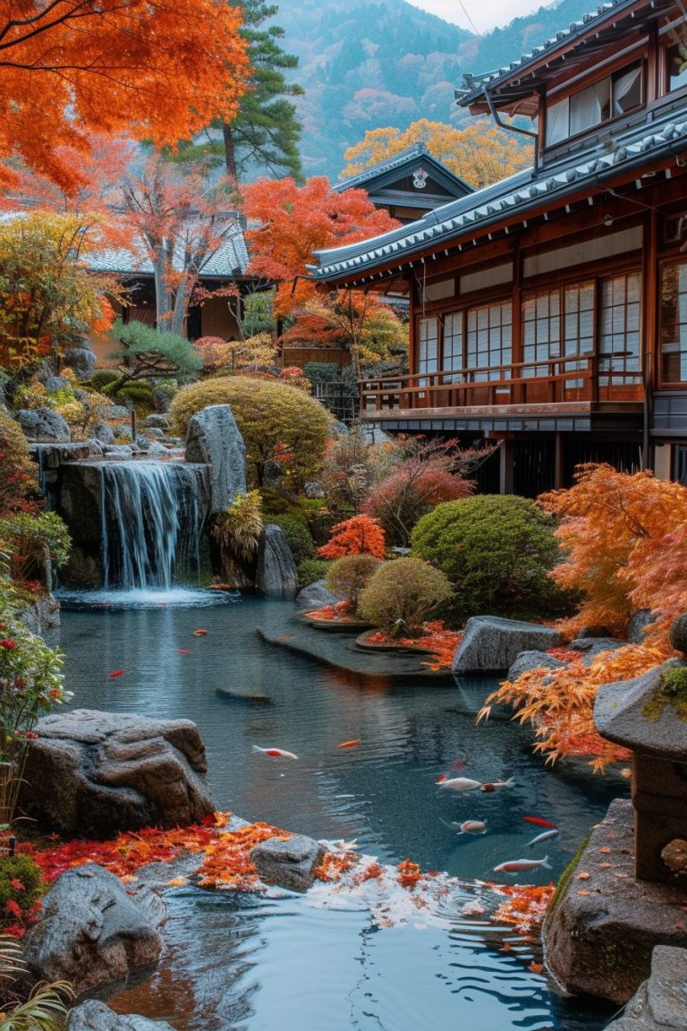 Japanese Gardens with Beautiful Landscape Views
