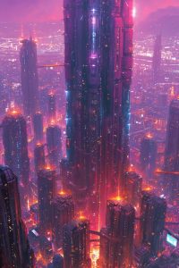 The Mega Buildings of Cyberpunk City