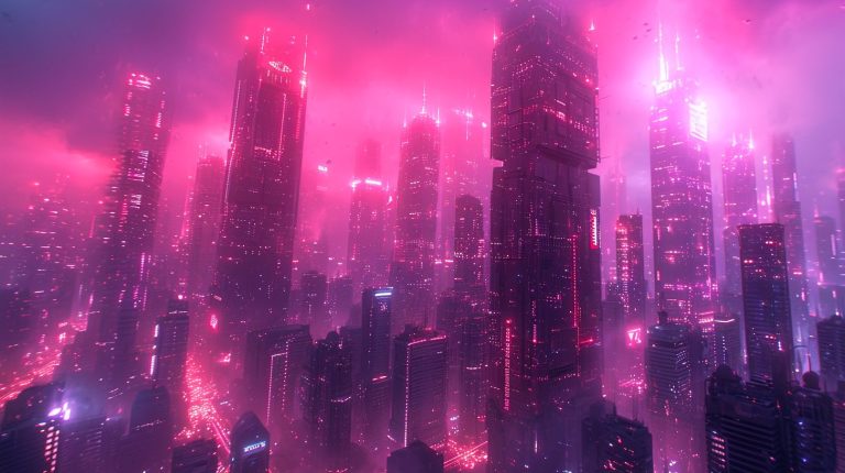 The Mega Buildings of Cyberpunk City